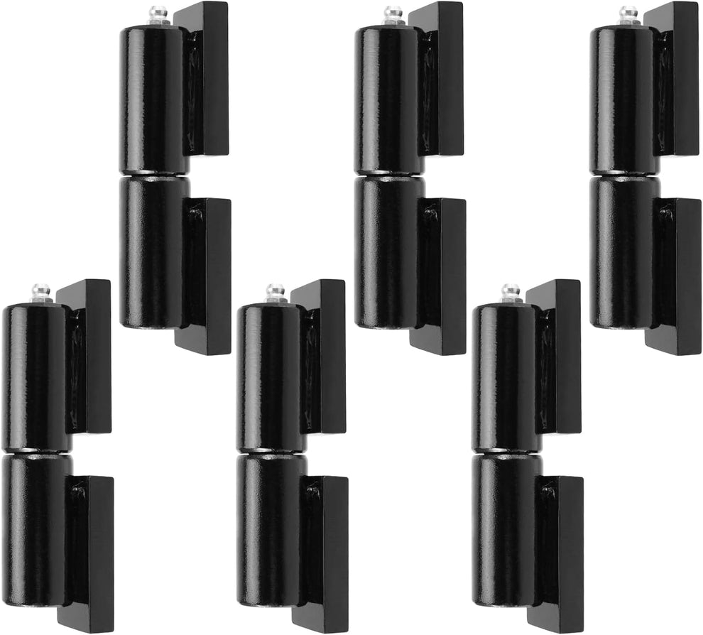 Heavy Duty Barrel Gate Hinge Set - 3 Pairs of 5" Weld-On Style Ball Be ...